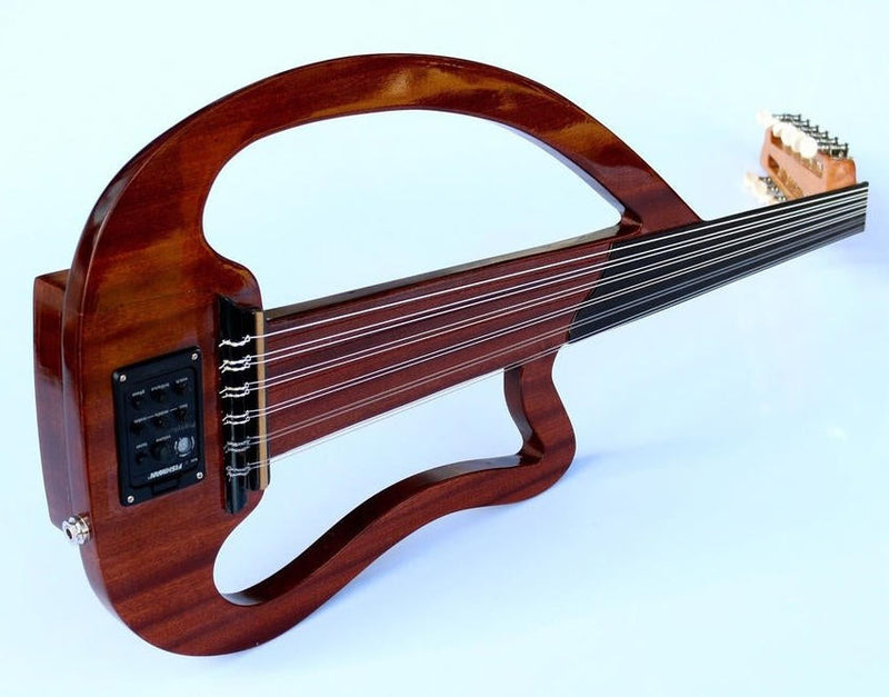 Professional Electric Oud with EQ – Handmade with Guitar Pegs