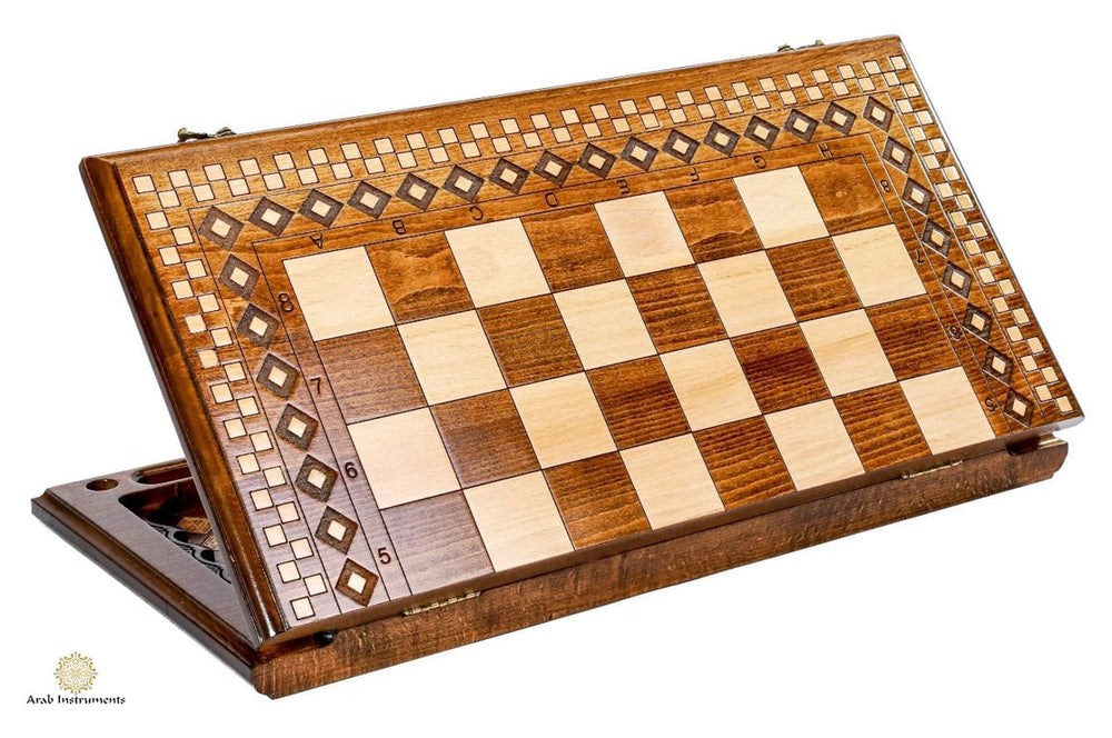 Fancy Carpet Chessboard / Backgammon Board