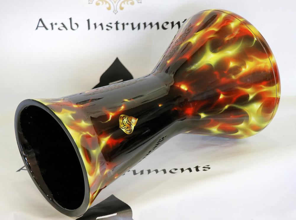 Buy The Sol On Fire Custom Darbuka - The Most Amazing Doumbek Ever Made