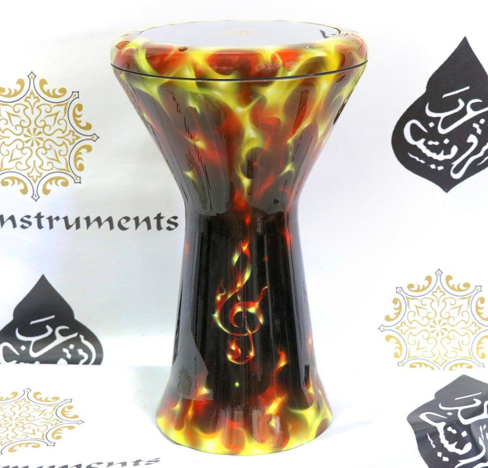 Buy The Sol On Fire Custom Darbuka - The Most Amazing Doumbek Ever Made