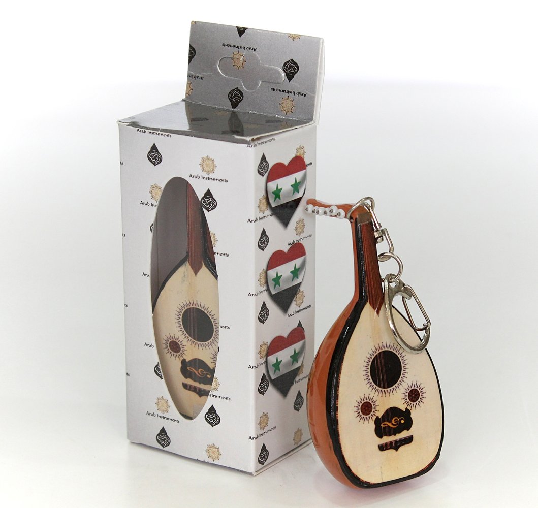 Miniature Oud Key Chain - Ibrahim Sukar Replica (2 Units)