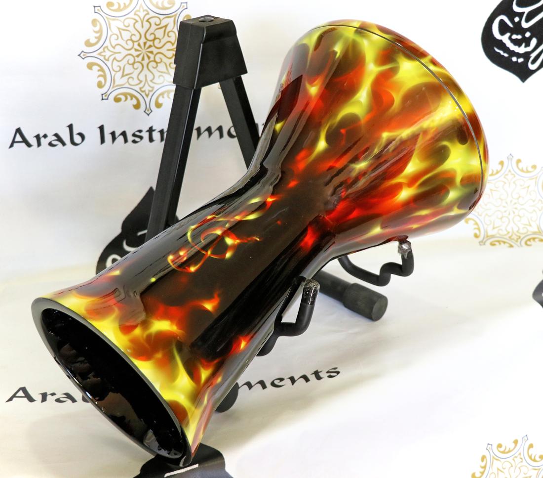 Buy The Sol On Fire Custom Darbuka - The Most Amazing Doumbek Ever Made