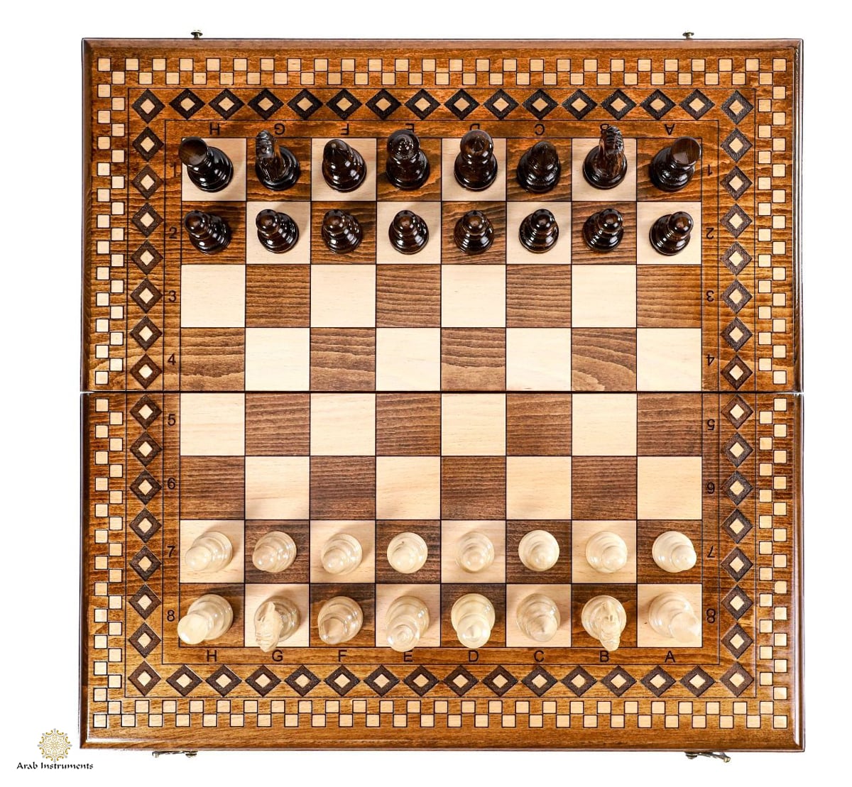 Fancy Carpet Chessboard / Backgammon Board