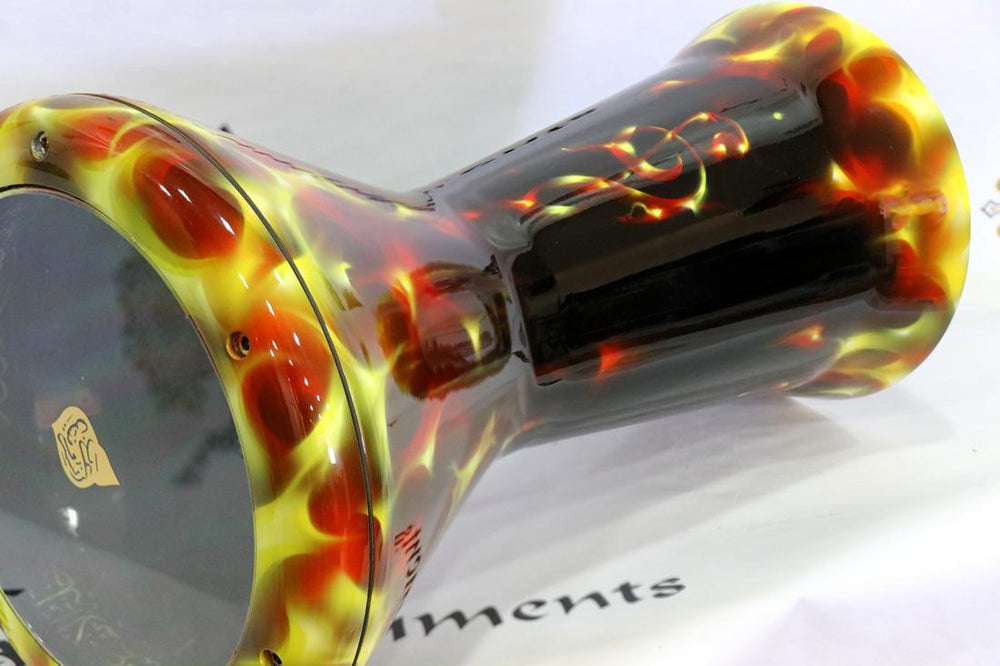 Buy The Sol On Fire Custom Darbuka - The Most Amazing Doumbek Ever Made