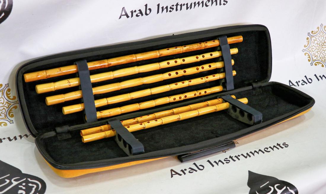 Buy Premium Arabic Ney Set by Ahmad Abd El Ghani (Nuda) – 7 Neys Set ...