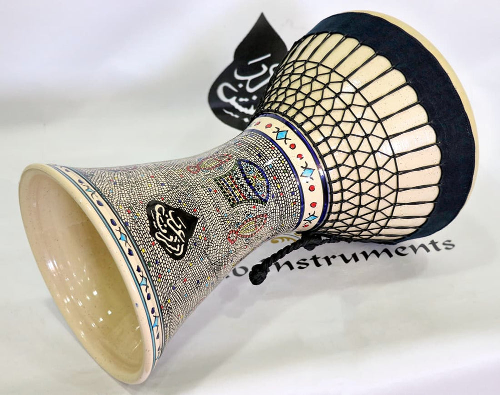 Ceramic Dohola Darbuka With Goat Skin Unique Armenian Art #4445
