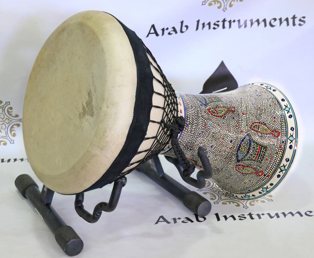 Ceramic Dohola Darbuka With Goat Skin Unique Armenian Art #4445