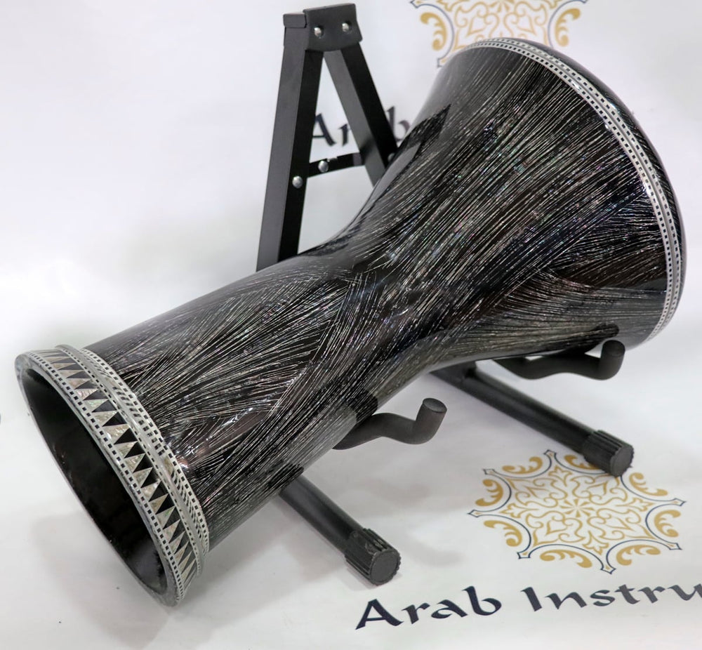 Buy The Black Pearl Sparks Darbuka – Elegant Mother-of-Pearl Doumbek