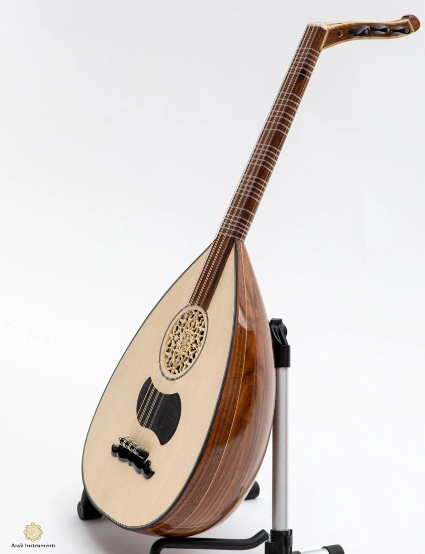 Premium Turkish Lavta Lute Walnut #D2001