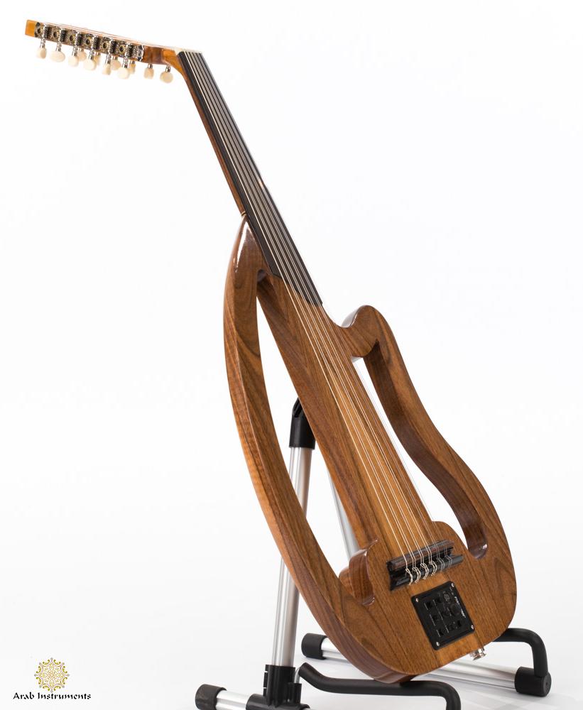 Professional Turkish Electric Oud Walnut #031